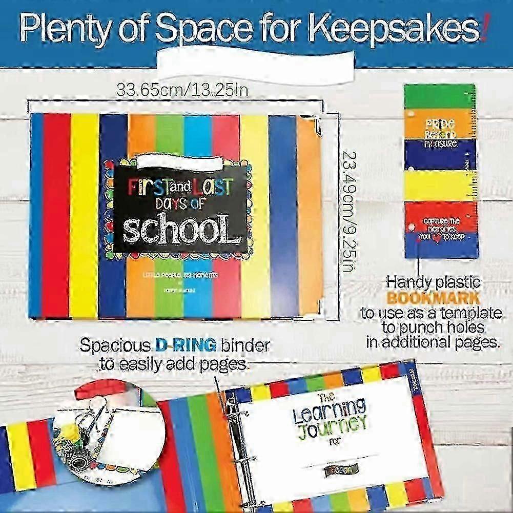 School Days Memory Album - Keepsake Book for First & Last Day of School ...