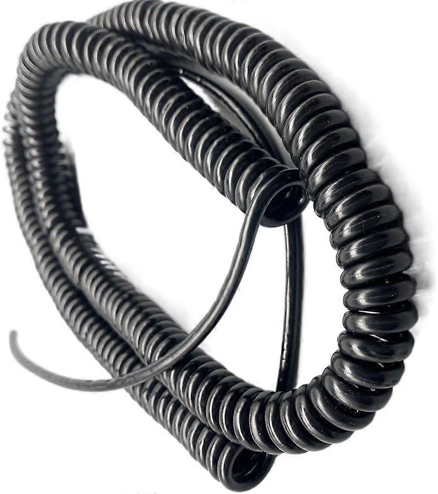 Telescopic Wire Spiral Cable 24AWG Retractable Power Cord 4Core Copper ...