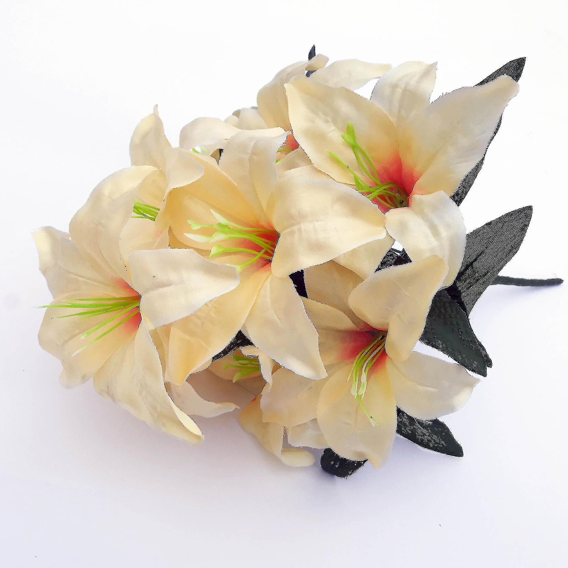 2pcs Artificial Lily 10 Fake Lily Artificial Flower Wedding Party Decor ...
