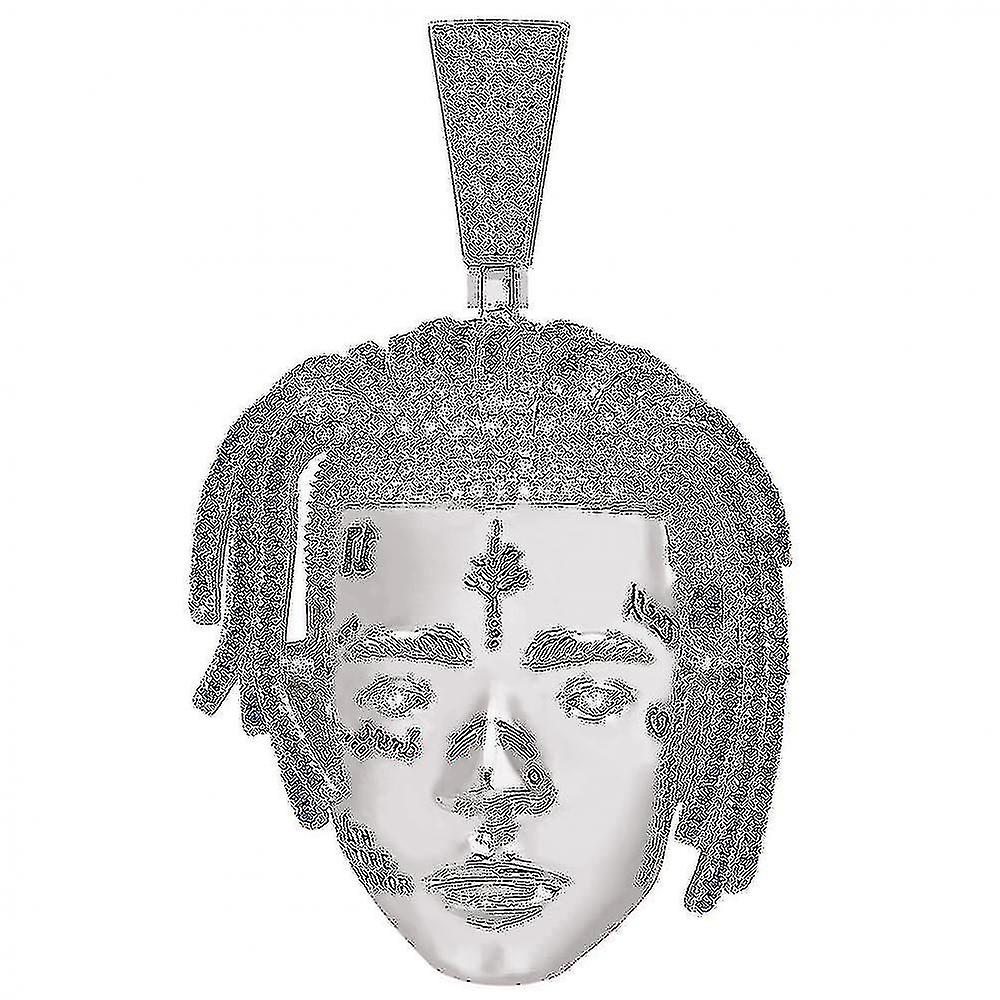 Hiphop Rap Rapper Xxxtentacion Necklace Pendant With Rope Chain Bling ...