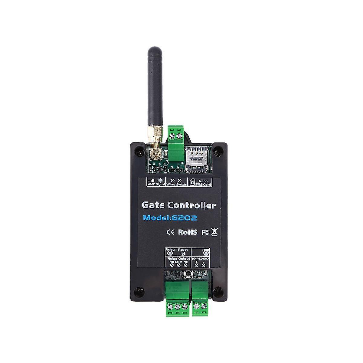 G202 Gsm Gate Door Opener 4g Single Relay Switch Mobile Phone Electric ...
