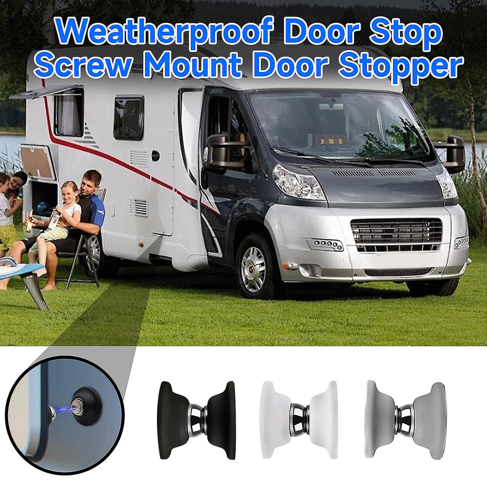RV Door Stopper Magnetic Adhesive Screw Mount Anti-collision Noise ...