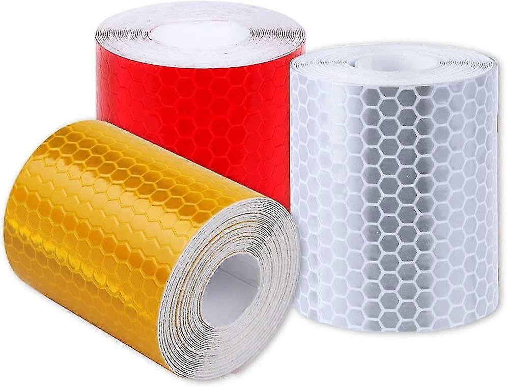 Reflective Tape 3pcs Wanxida Reflective Tape Safety Reflector Tape ...