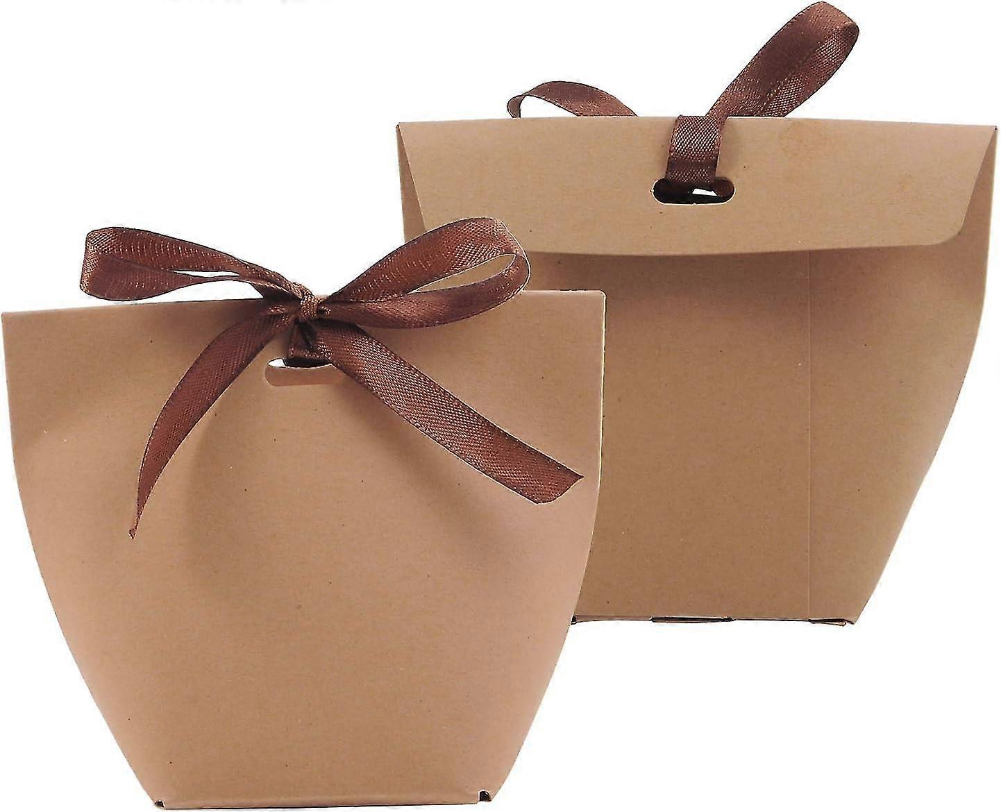 Kraft Paper Candy Boxes, Sweet Wedding Favour Boxes, Diy Party Gift ...