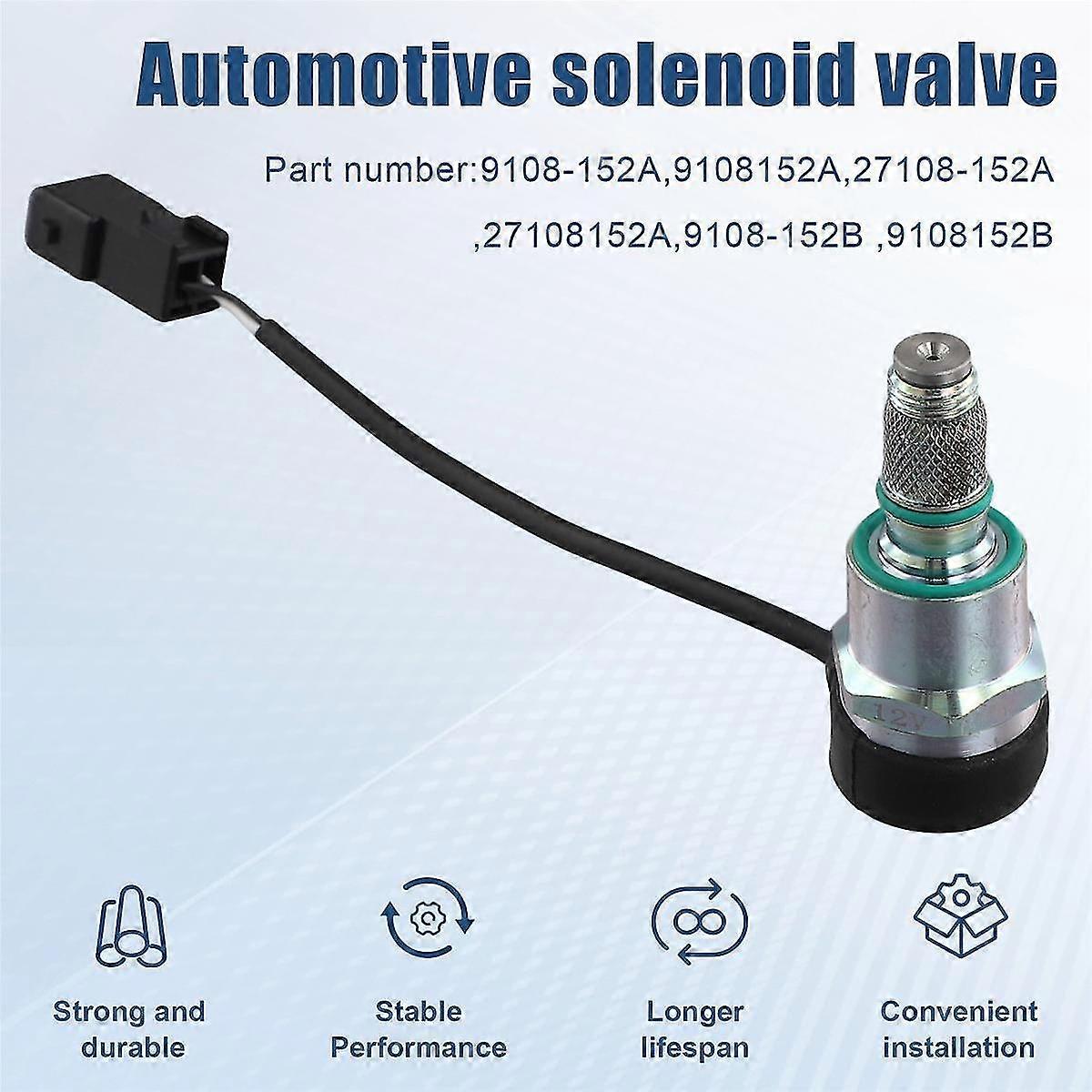 Car Solenoid Valve Solenoid Pump Electronic Pump 12V 9108-152A 9108152A ...