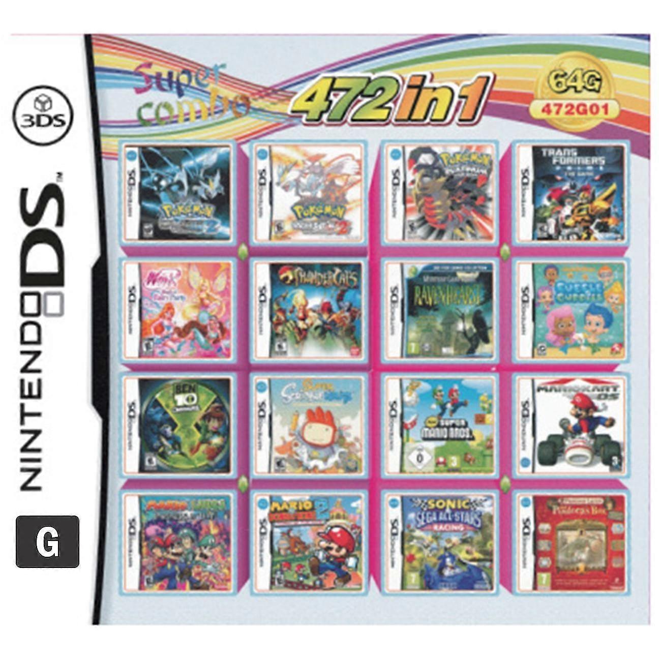 Compilation Game Cartridge Card For Nintendos DS 3DS 2DS Super Combo ...