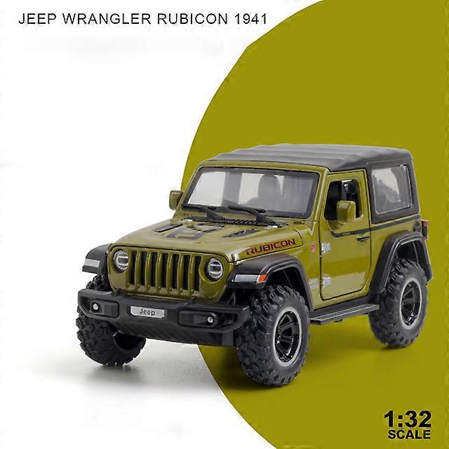 1:32 Jeeps Wrangler Rubicon 1941 Off-Road Alloy Car Diecasts & Toy ...