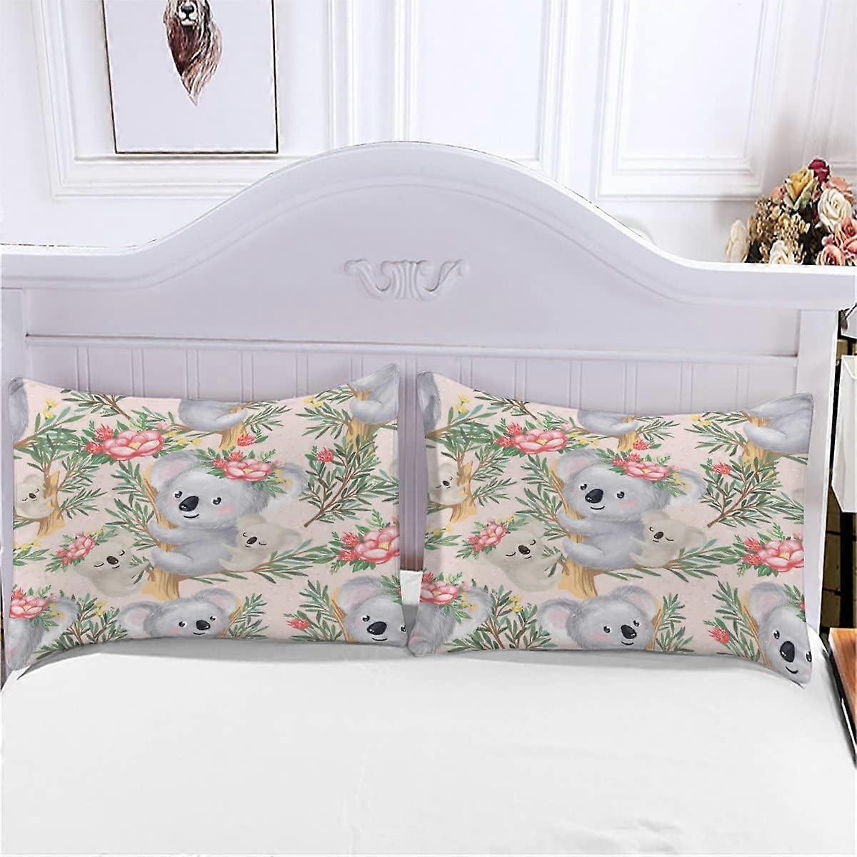 Duvet Cover 200x200 Child Koala 3D Printed Girl Bedding Set for 2 ...