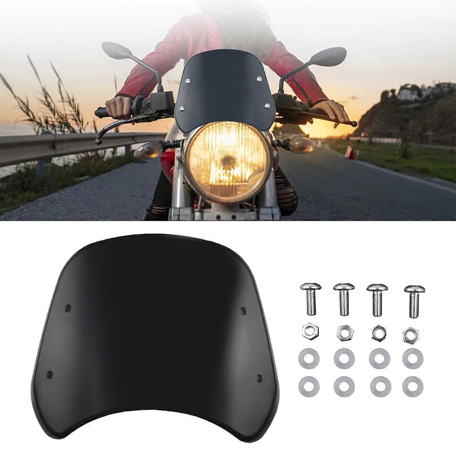 Universal Motorcycle Windshield Motorcycle Fairing Wind Deflector ...