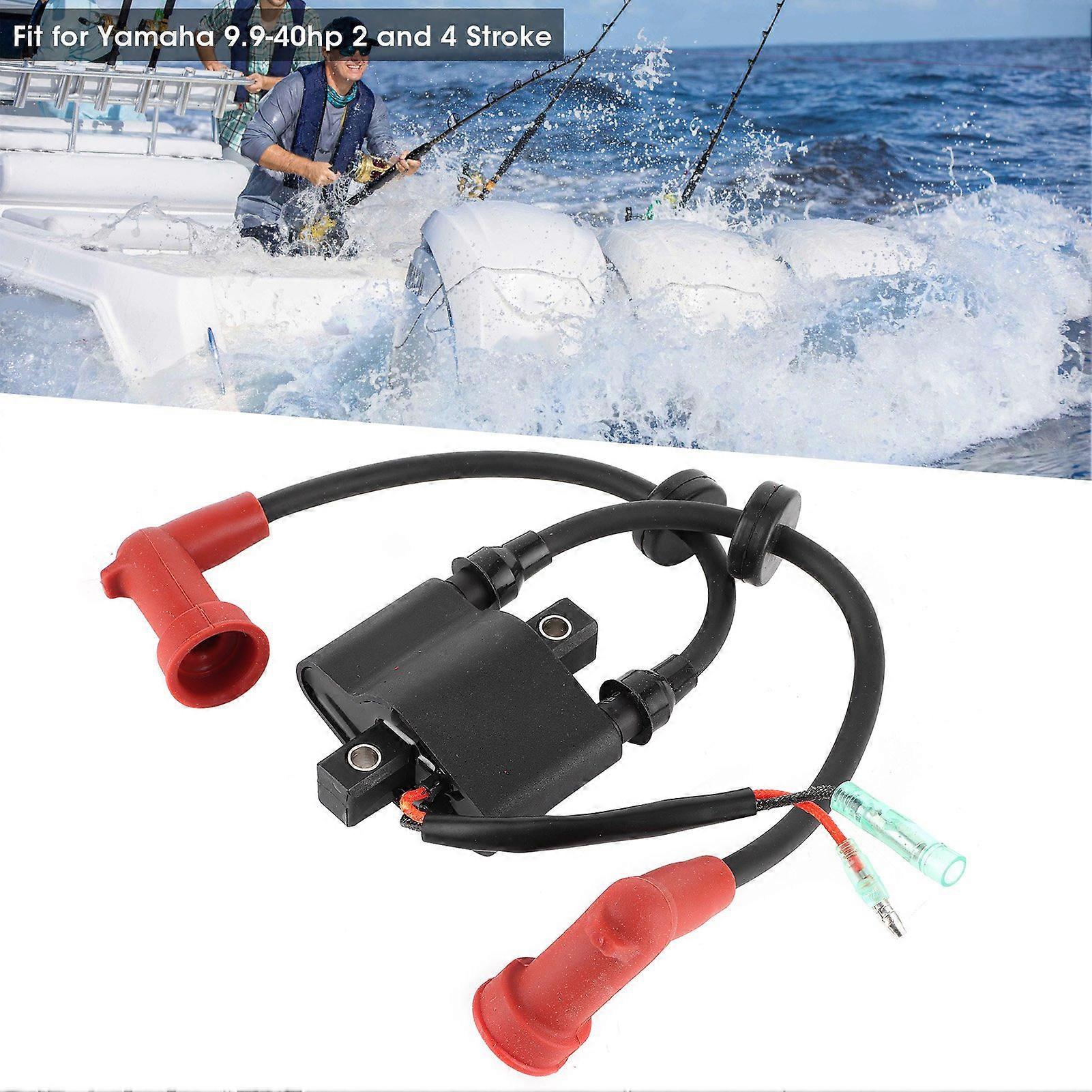 Marine Outboard Ignition Coil 6F5?85570?13 Fit for Yamaha 9.9?40hp 2 ...