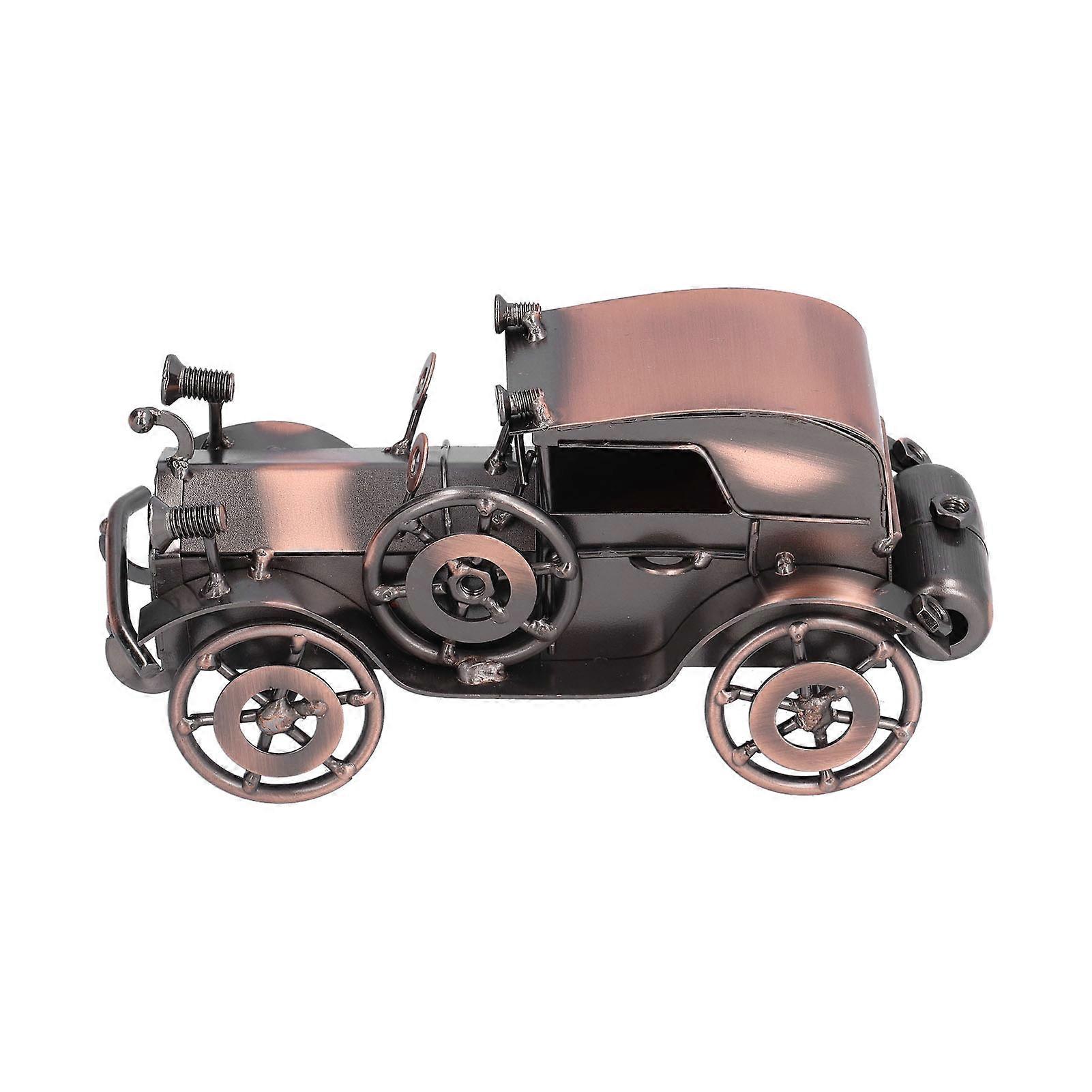 Vintage Car Model Metal Bronze Classic Exquisite Home Decorative ...
