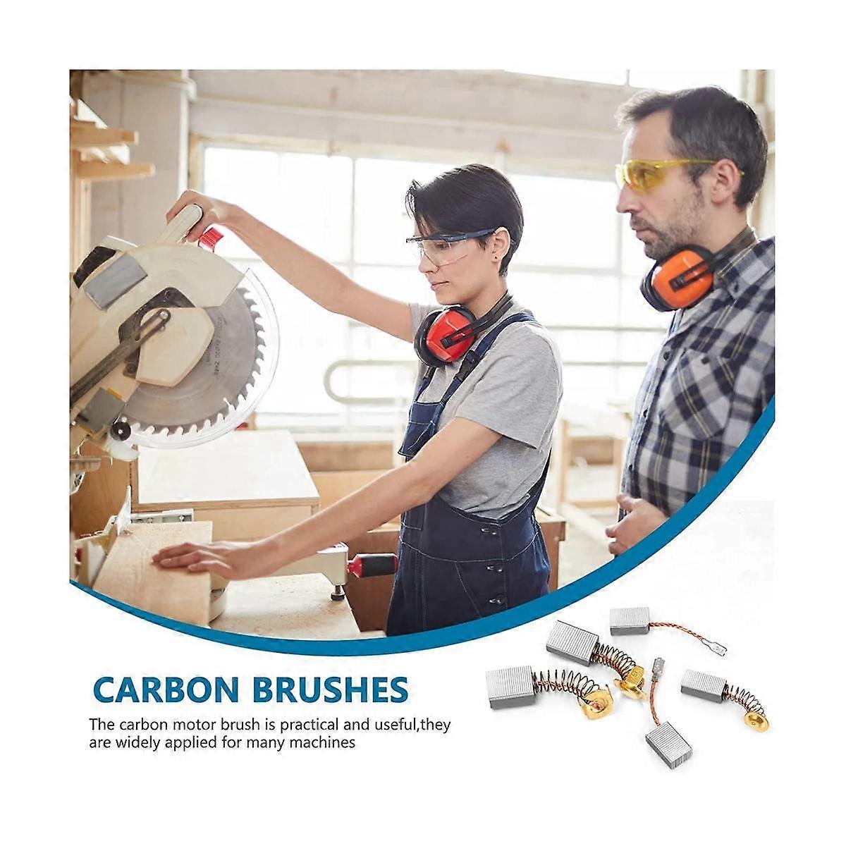 24 Pcs Electric Motor Brushes Carbon Brushes Power Tool Replacement ...