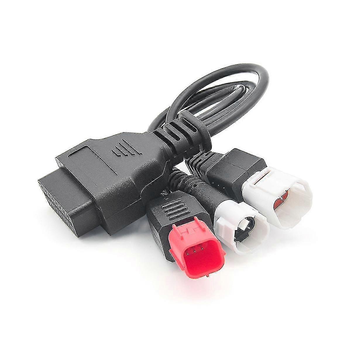 OBD2 Diagnostic Cable for Kline Euro5 Motorcycle 16 Pin to 3Pin 4Pin ...