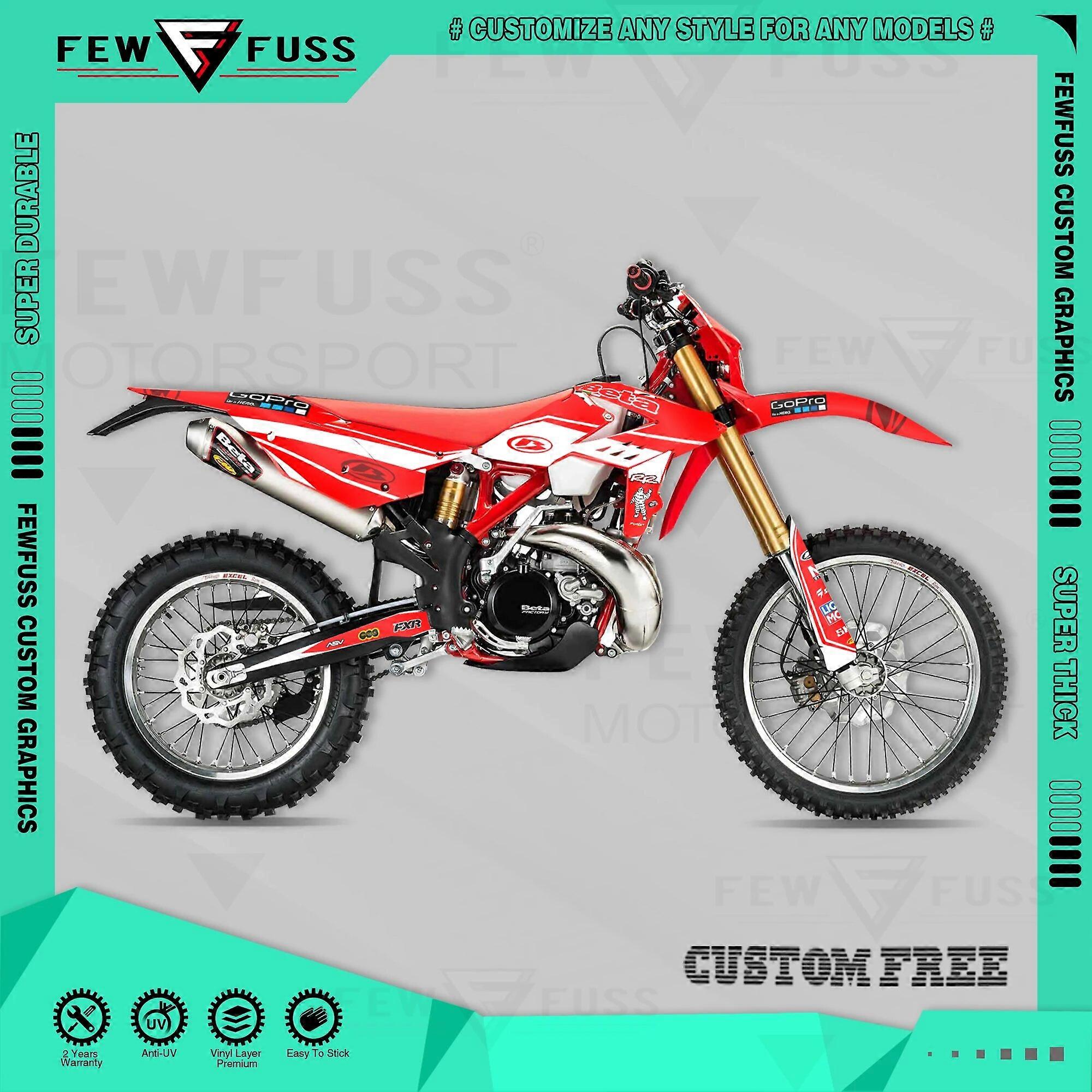 FEWFUSS Custom Team Graphics Decals 3M Stickers Kit For BETA RR 2013 ...