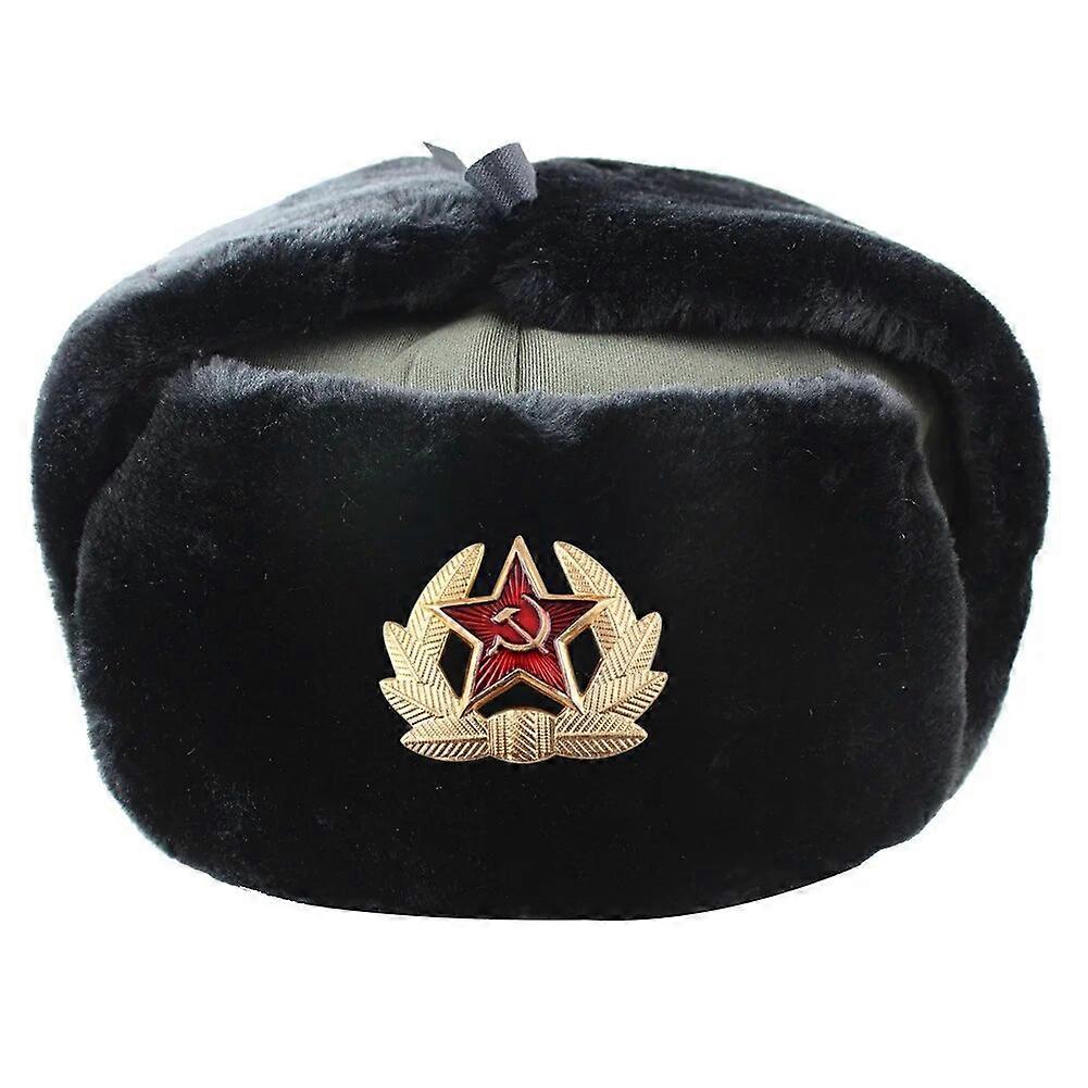 Soviet Military Badge Russia Ushanka Bomber Hats Pilot Trapper trooper ...