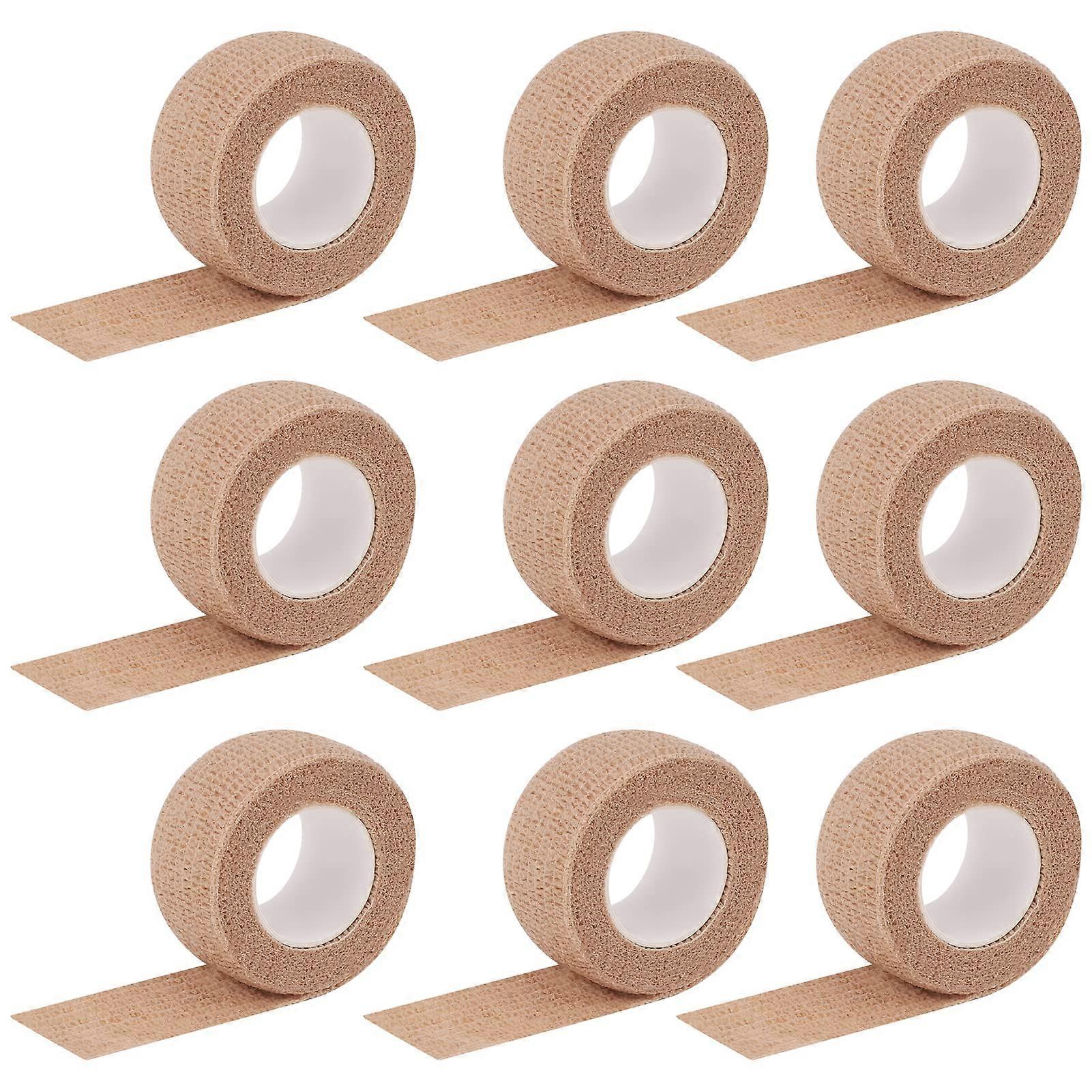 9 Rolls of Self-Adhesive Bandage Cohesive Bandage Elastic Bandage Wound ...