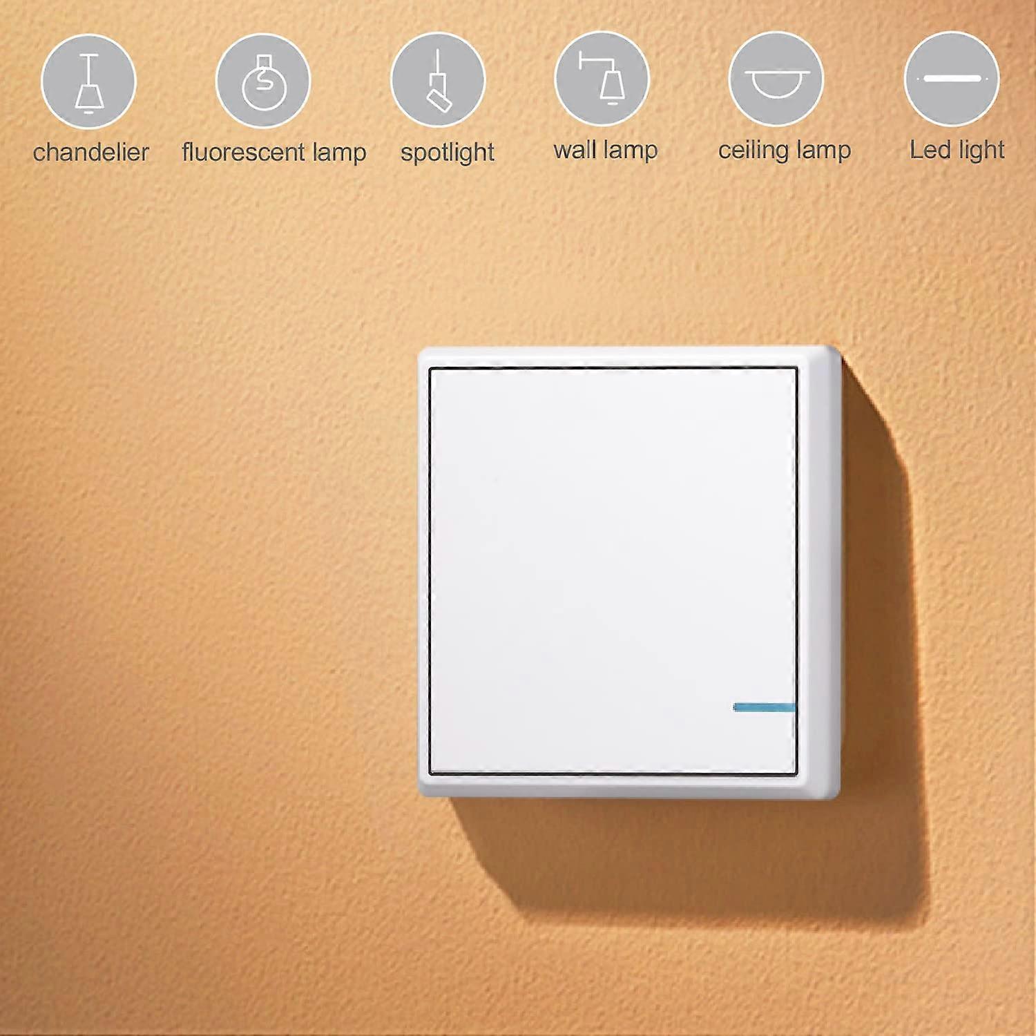 Wireless Light Switch and Receiver Kit, Remote Control ON Off No WiFi ...