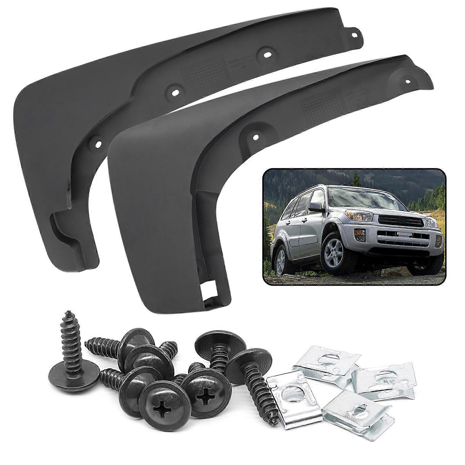 4PCS Car Mud Flaps Splash Guards For Toyota RAV4 2001-2005 Mudguards ...