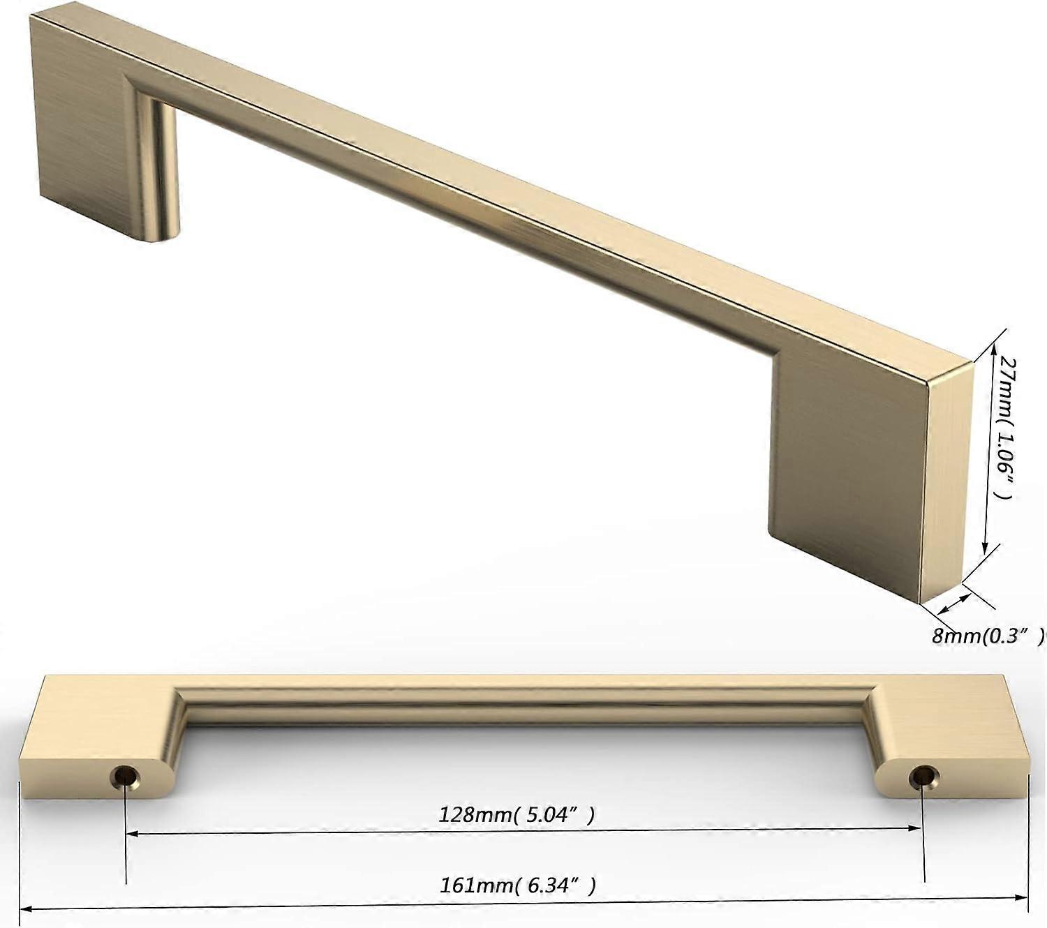 10 Pieces Furniture Handles,Brushed Stainless Steel Handles, Furniture ...