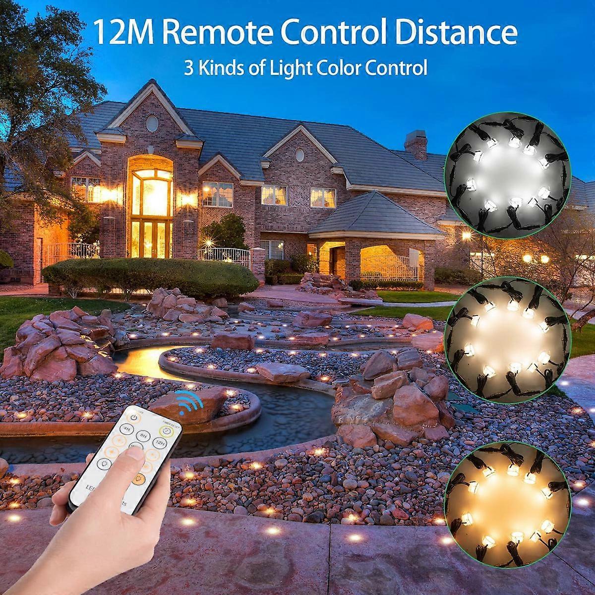 Recessed LED Deck Light Kits , 10 Pack Deck Lighting IP67 Waterproof ...