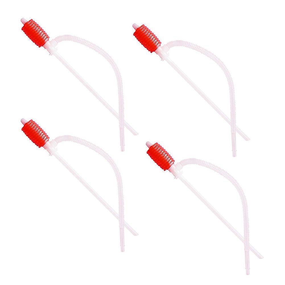4 Pcs Hand Air Pump Gravel Cleaner Manual Transfer Pump Oil Siphon ...