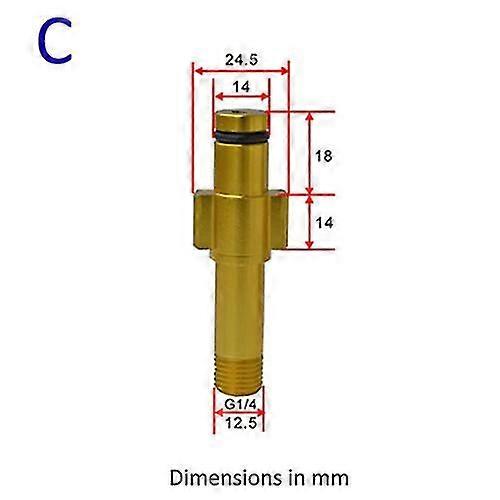 Born Pretty Metal Adapter Foam Nozzle Foam Generator Foam Gun High ...