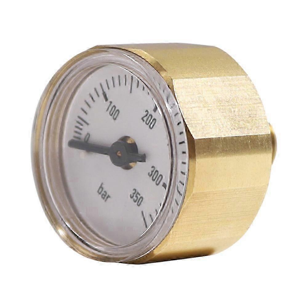 ED 28mm Dial Precision Pressure Gauge Manometer 350Bar with 1/8 Inch ...