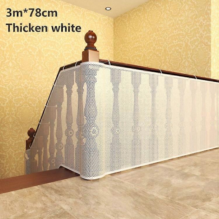 Baby Stair Railing Safety Net Deck Guard Baby Proofing Stair Balcony ...