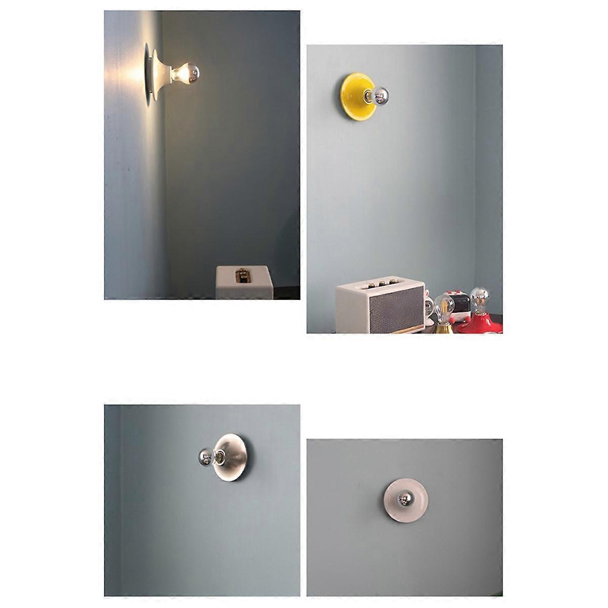 Bedside LED Macaron Wall Lamp Bedroom Background Wall Light for Home ...