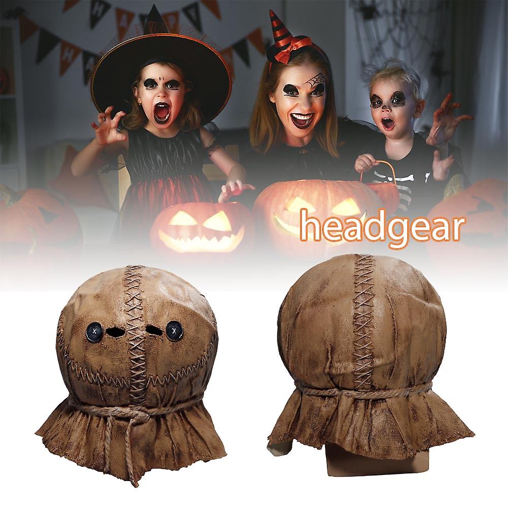 Halloween Creepy Head Mask Full Head Trick's Treat Mask Cosplay Party ...