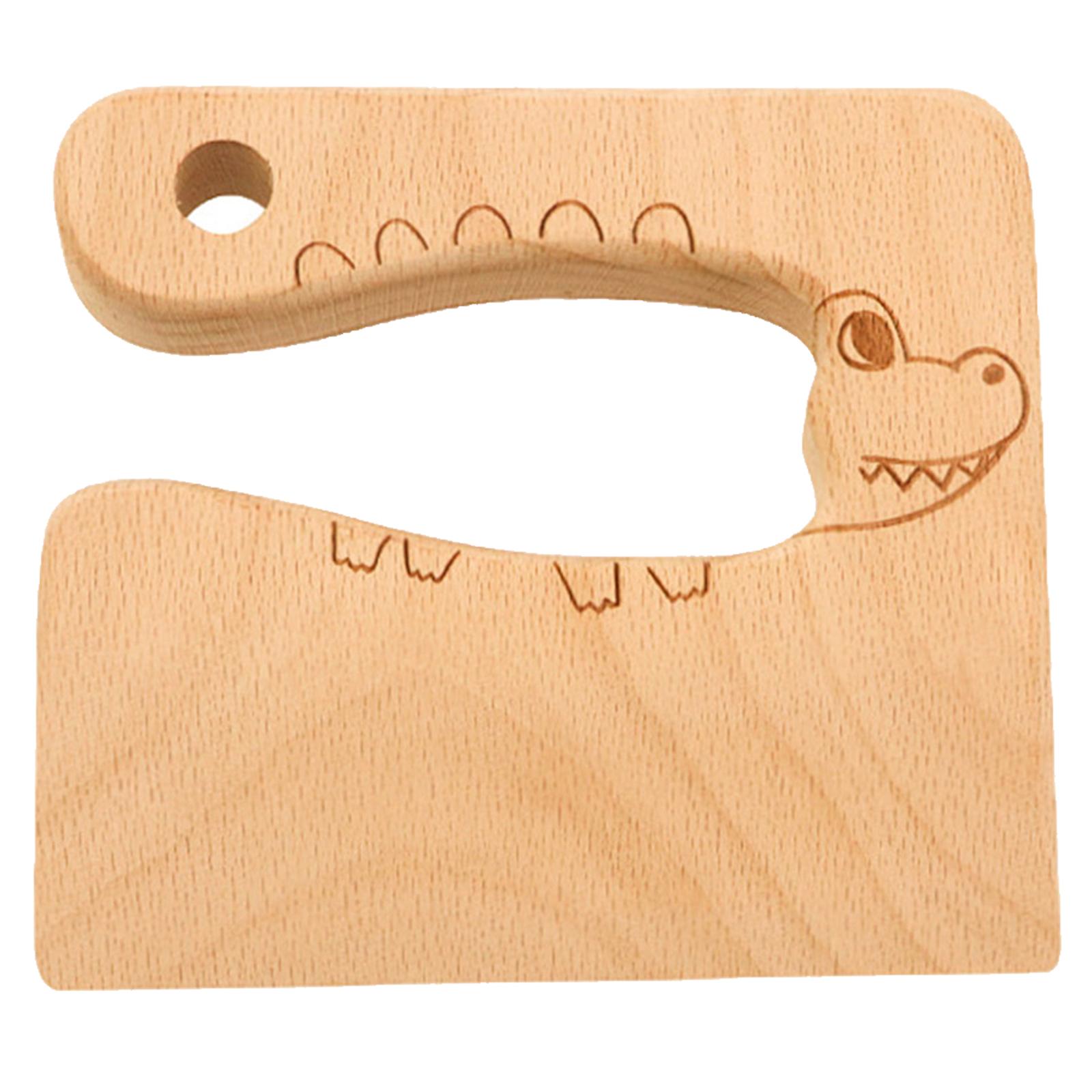Wooden Kids Cutter Kitchen Tool For Cutting Veggies Safe Kitchen ...