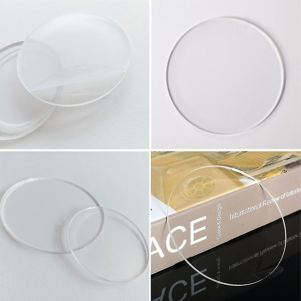 Round Clear Acrylic Circle Plexiglass Sheet Compatible With Diy Project ...