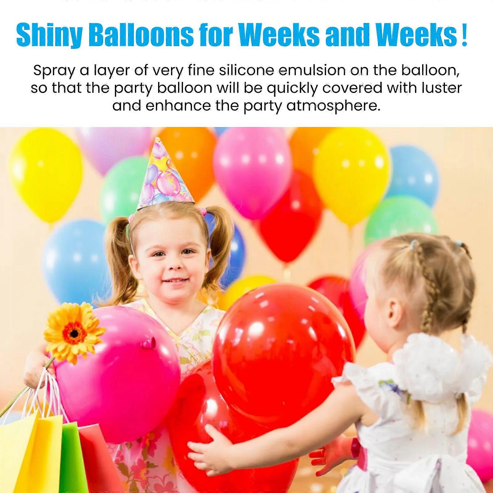 Balloon High Shine Spray for Latex Balloons, Balloon Brightener Spray ...