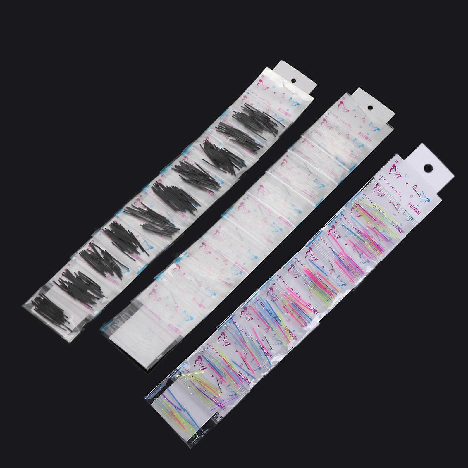 250Pcs Clear Plastic Sticks Hypoallergenic Studs Pins Bars Ear Piercing ...