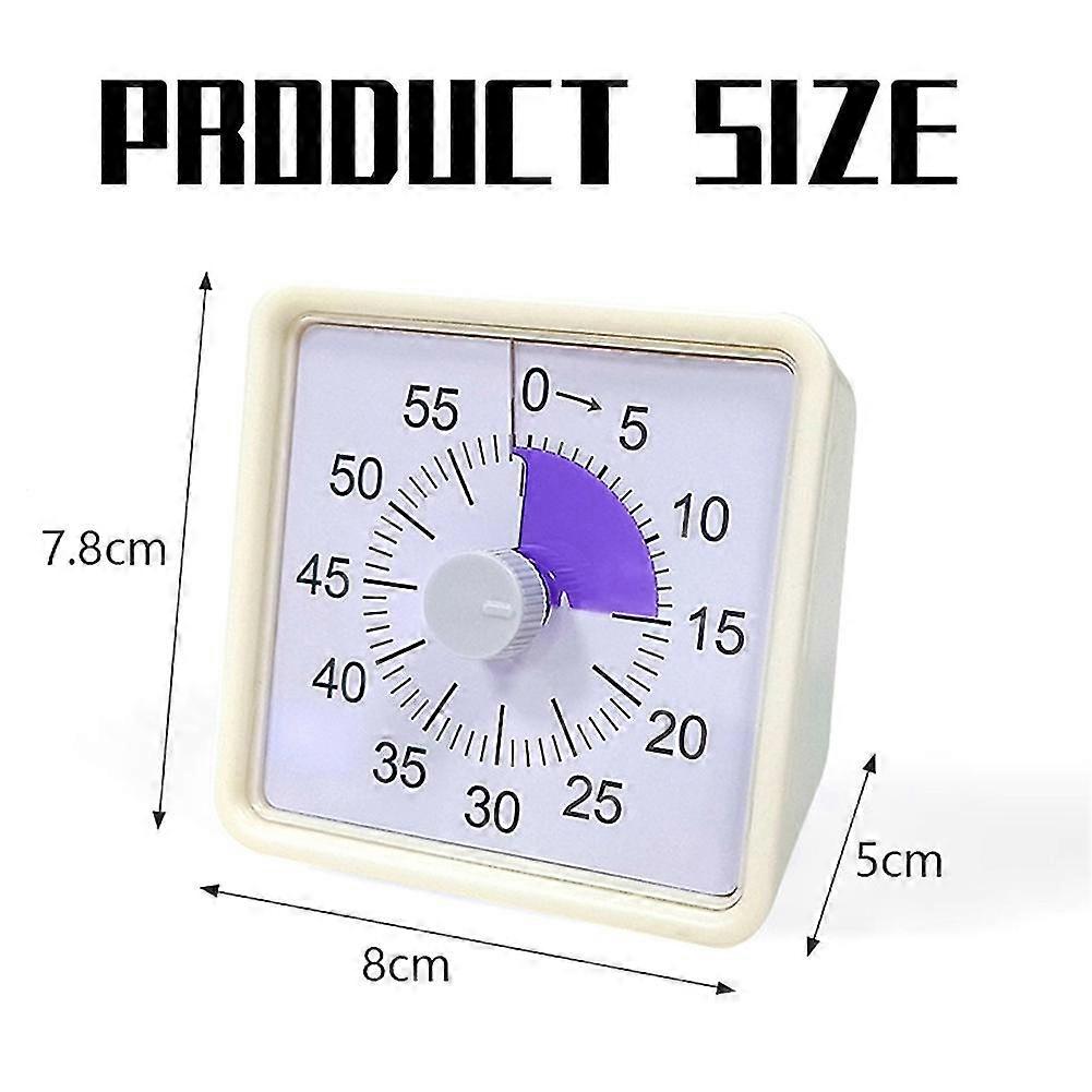 60 Minute Visual Timer For Kids, Visual Countdown Timer For Office Kitchen Pomodoro Timer With ...