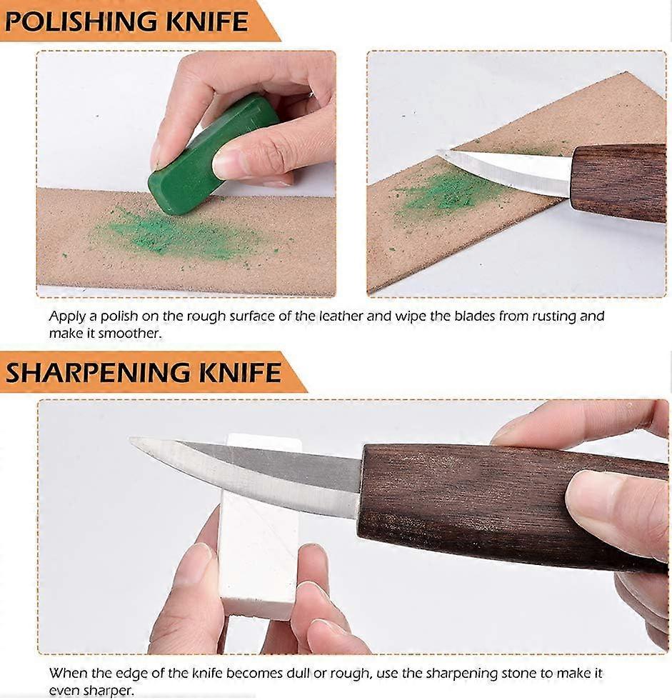 12-in-1 Wood Carving Kit with Detail Wood Carving Knife, Whittling ...