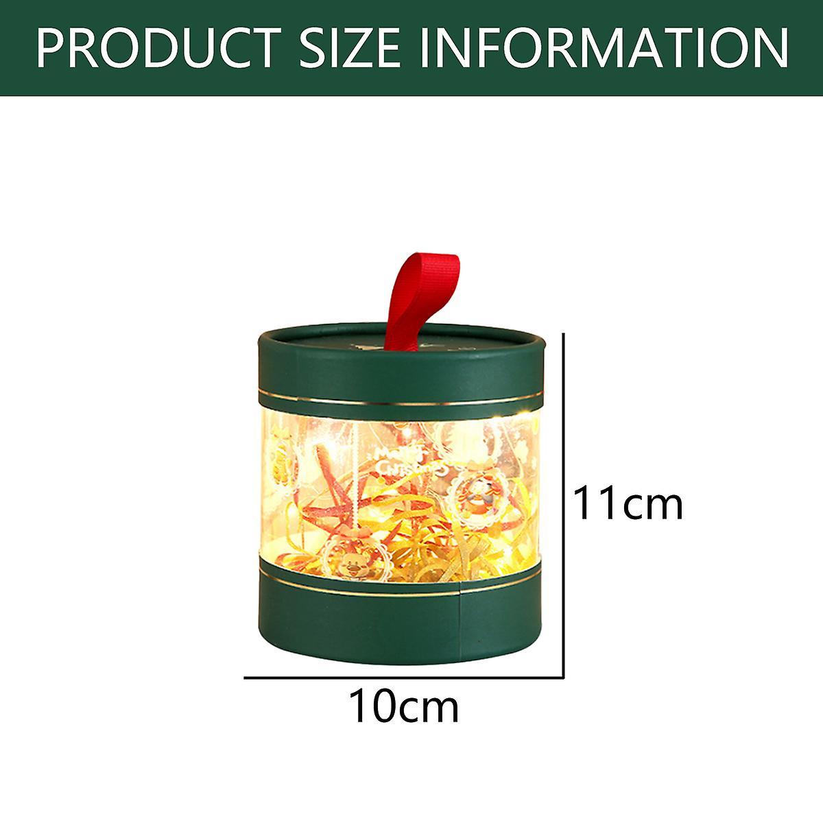 2pcs Christmas Gift Box Cuddle Bucket For Christmas, Fruit Box, Can See ...