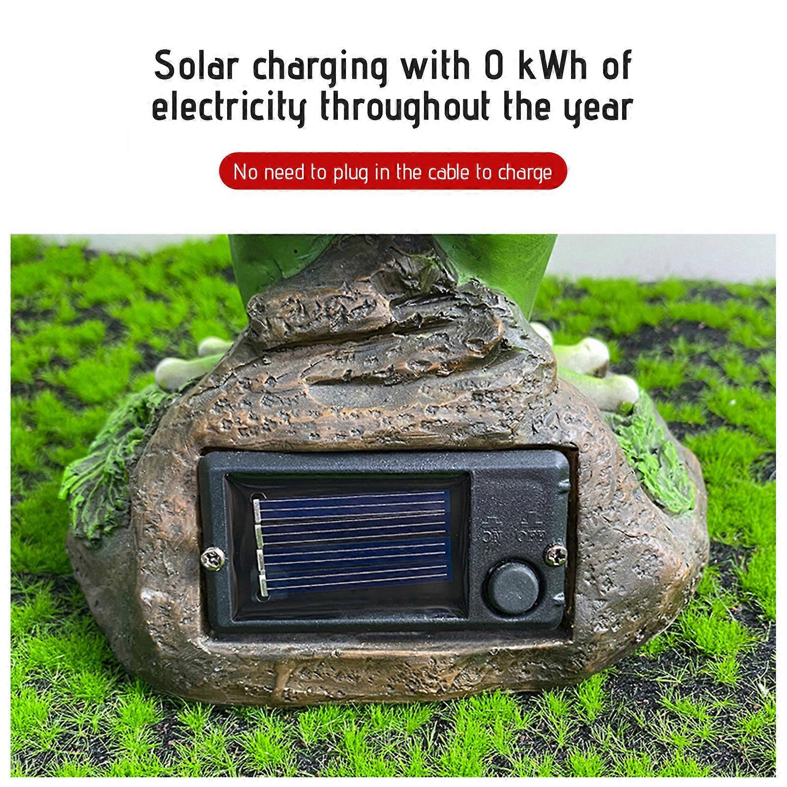 Outdoor Pagoda Garden Statue, Solar Statue Garden Decoration, Outdoor ...