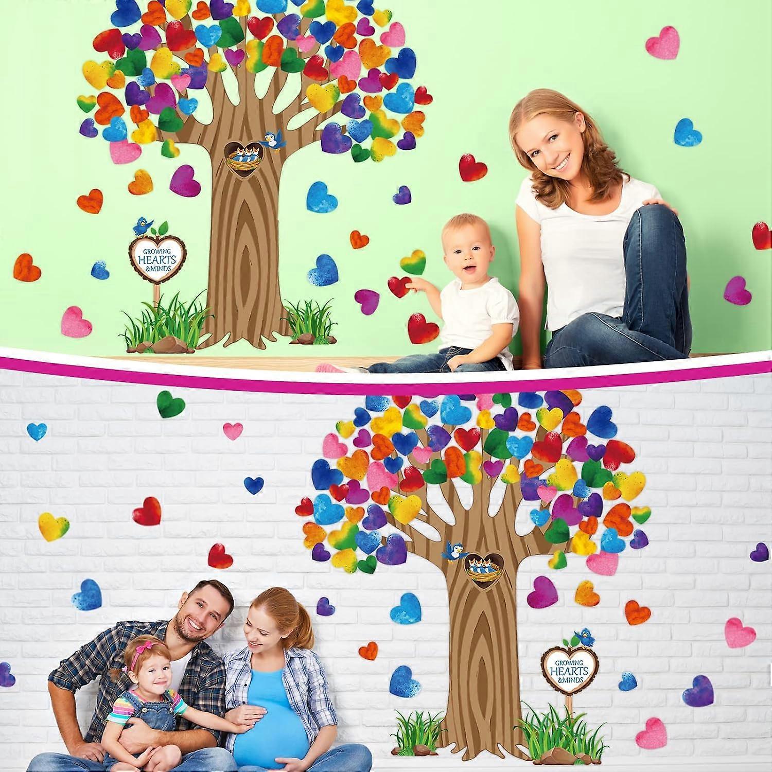 Classroom Tree Bulletin Board Set Bulletin Board Hearts Bulletin Board ...