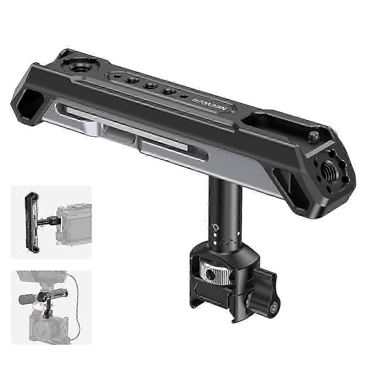 2-in-1 Top Handle/side Handle Camera Cage Video Rig Handle With 360 ...