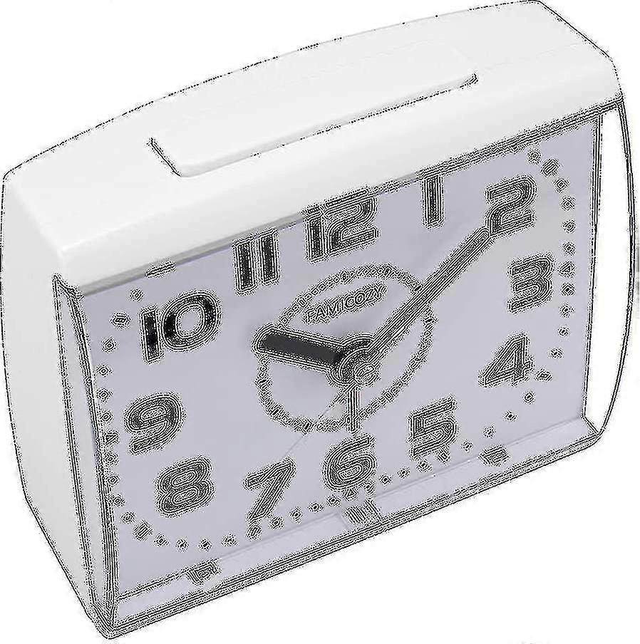 Analogue Alarm Clock For Elderly,quiet Non Ticking With Snooze And ...