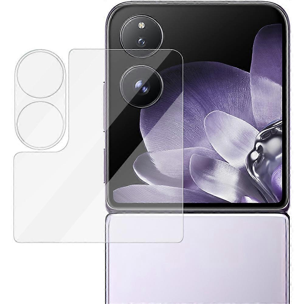 IMAK For Xiaomi Mix Flip 5G Camera Lens Film with Acrylic Lens Cap ...