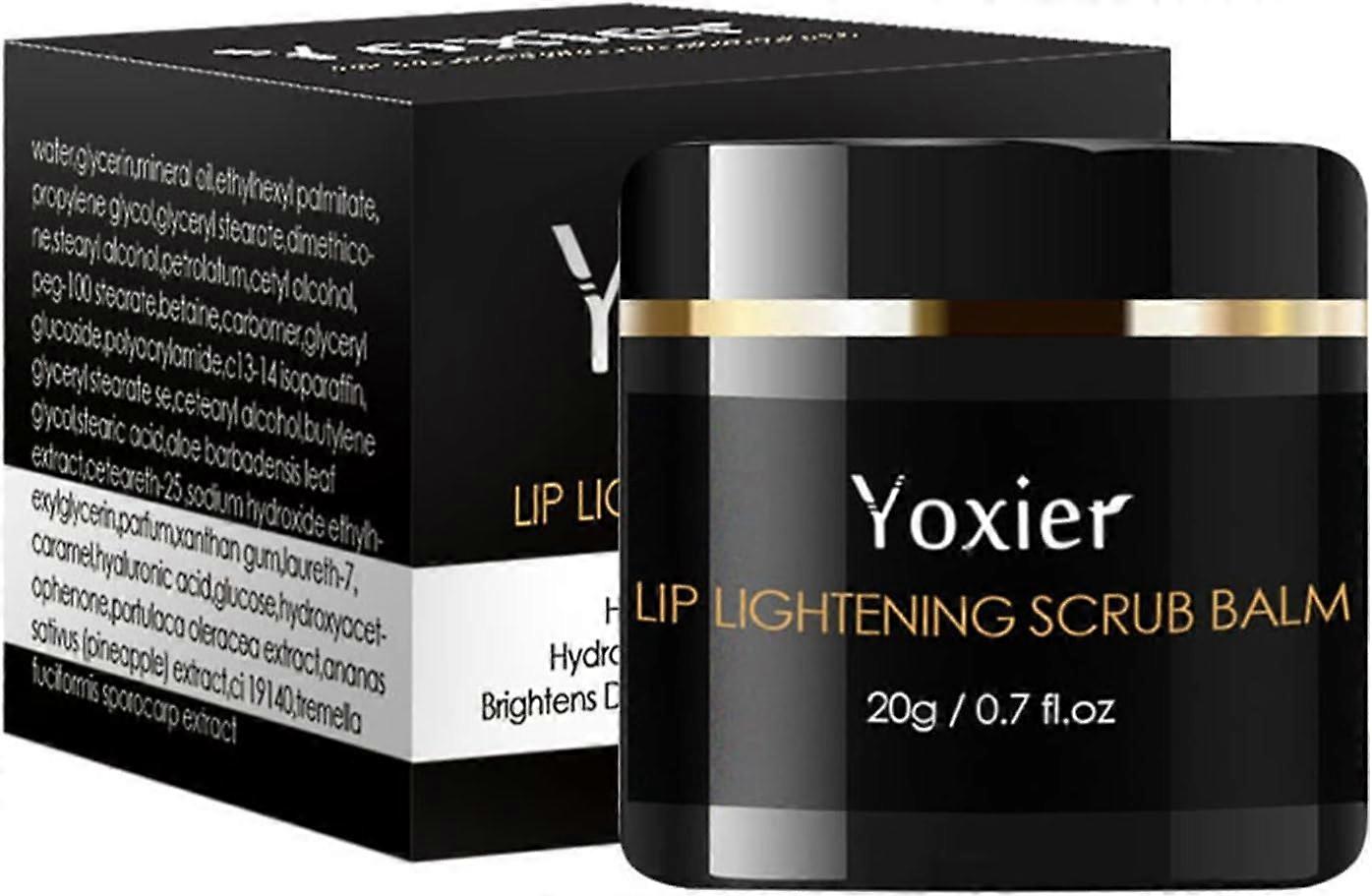 Lip Scrub For Dry Lips, 20g Lip Lightening Scrub Balm, Lighten Dark ...