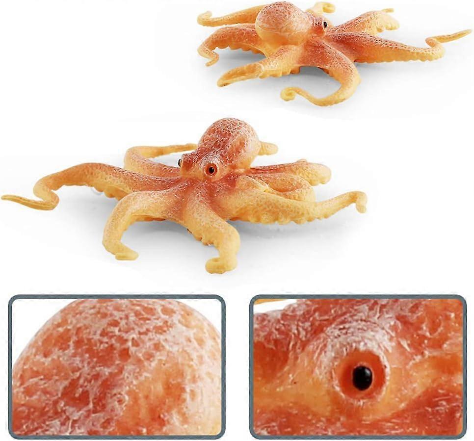 Mini Sea Creatures Figures 6 Pcs Ocean Animal Figures Set Squid Toy ...