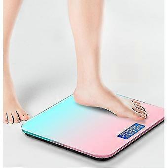 180kg Gradients Color Bathroom Scale Floor Digital Scale Body Weight Glass Led Smart Scales ...