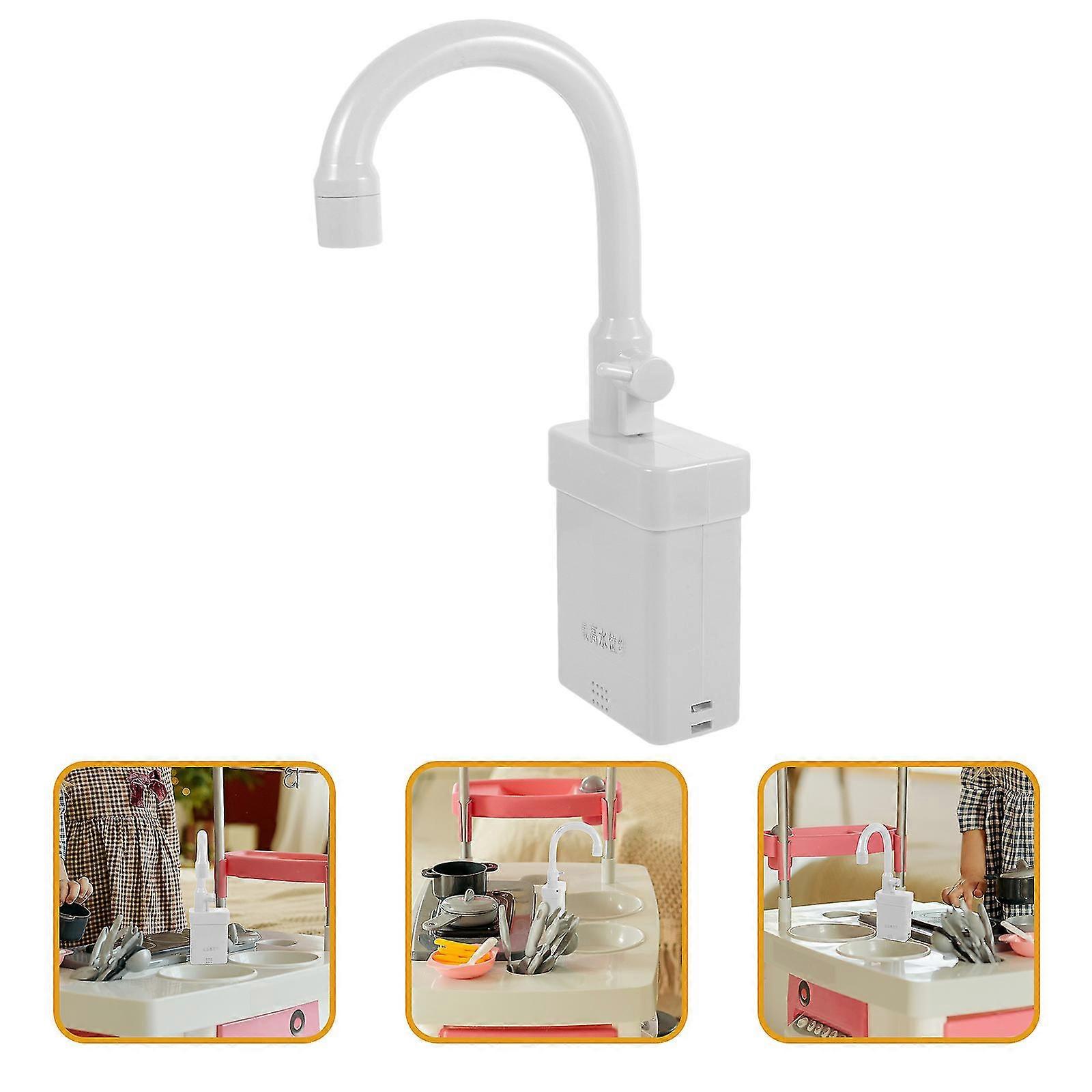 Kids Toy Kitchen Sink Faucet Replacement Faucet Pretend Play Sinks with ...
