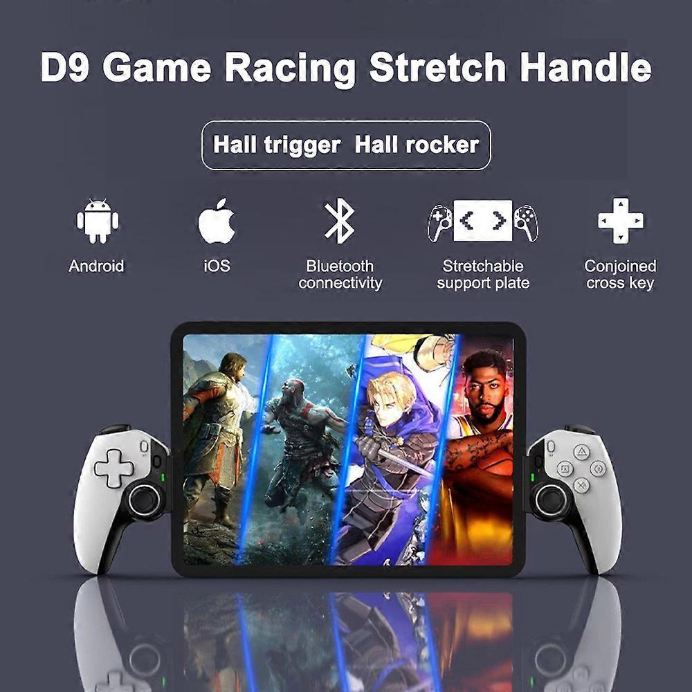 D9 Mobile Game Controller Telescopic Gamepad For Android IOS PS3 PS4 Switch ios HAll Joysitck ...