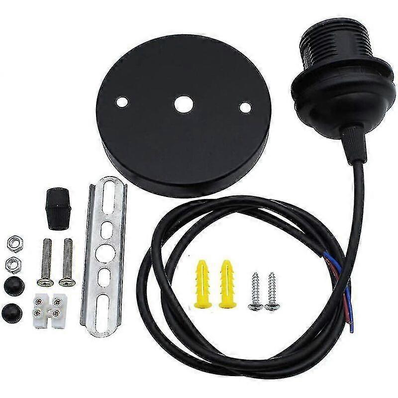 2 Pack E27 Ceiling Pendant Light Fitting Ceiling Rose Pendant With Lamp ...