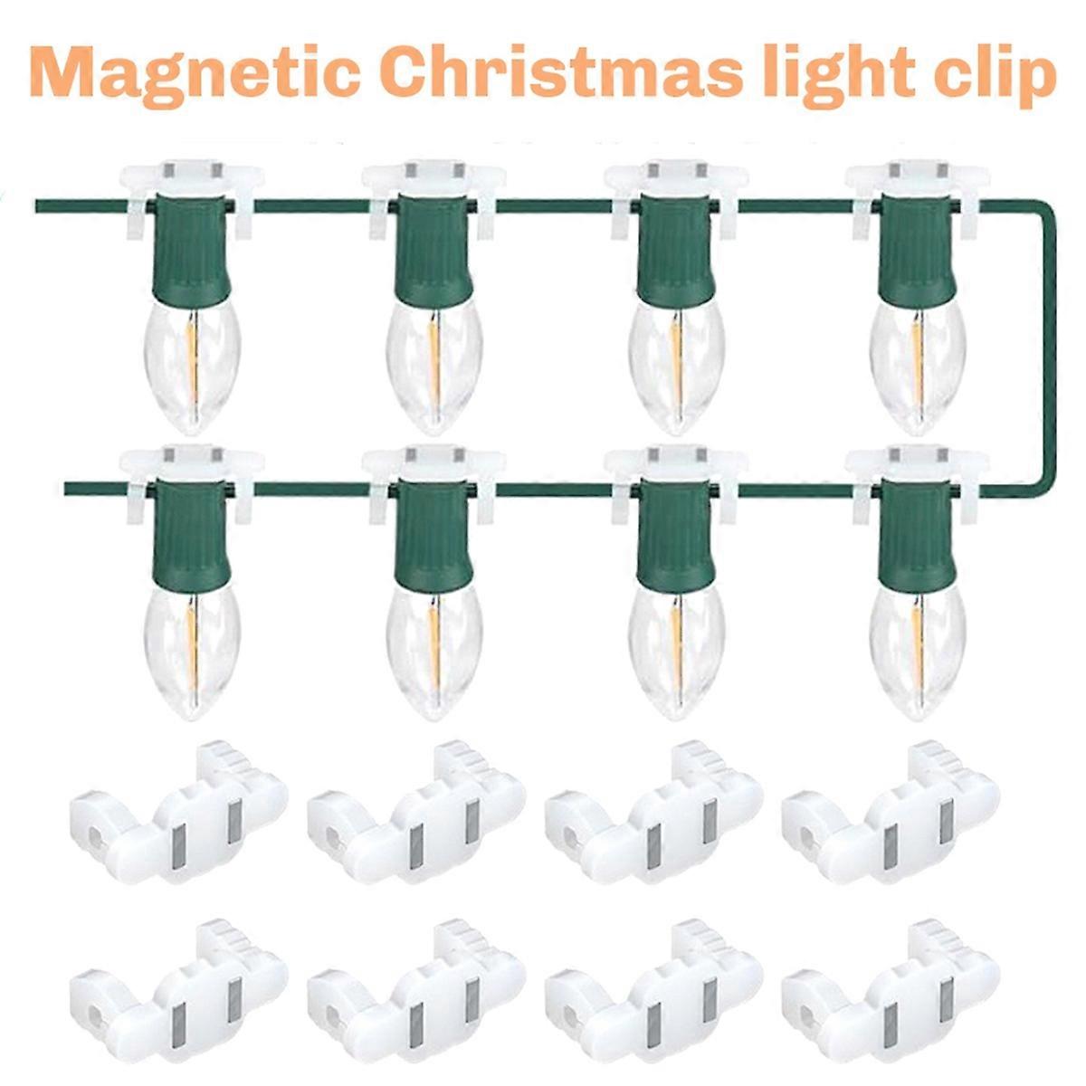 20Pack Strong Magnetic Christmas Light Clips Roof for C9 Socket, Roof ...