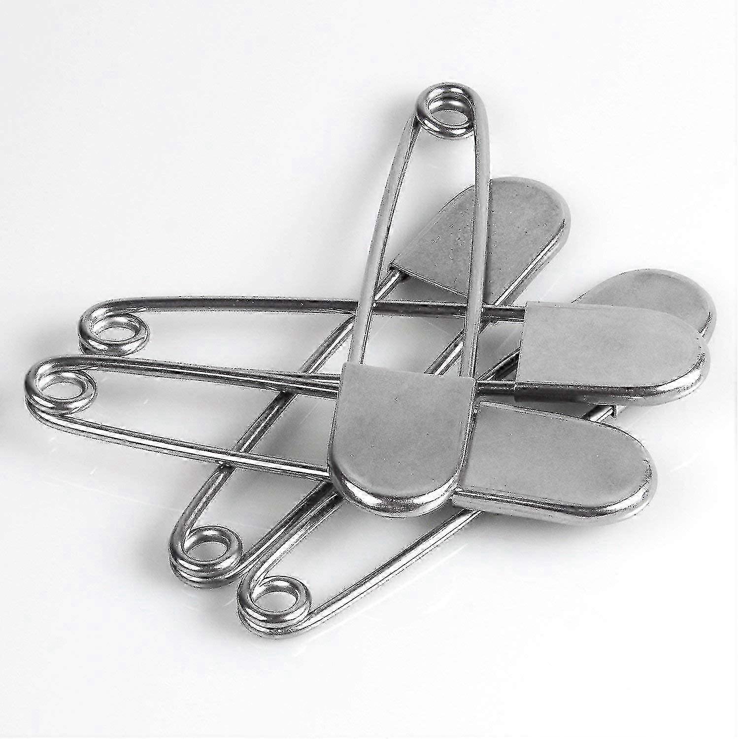 Safety Pins, 12.8cm Large Safety Pins Pack Of 2 For Clothes Leather ...